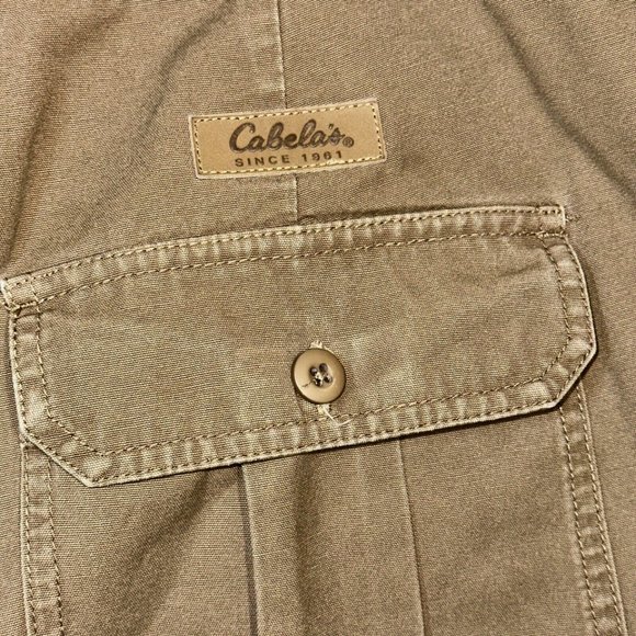 Cabela's | Pants | Cabelas Mens 7pocket Hiker 0 Cotton Khaki Tan Cargo ...